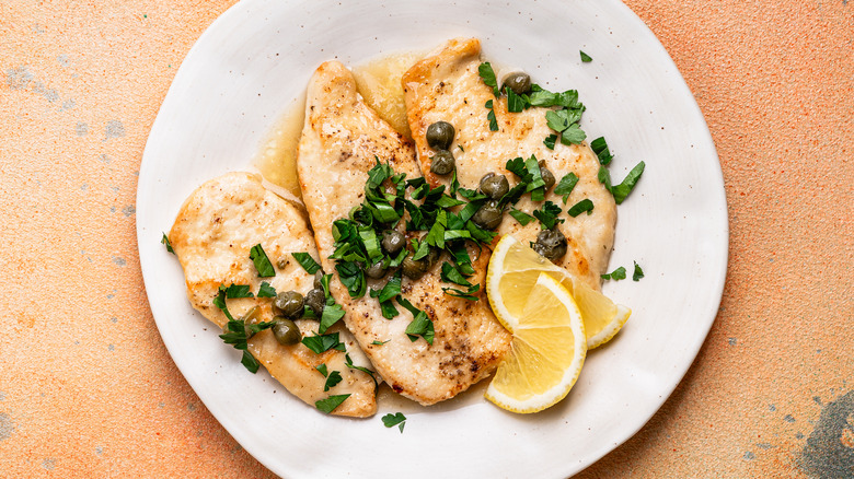 You Don't Need Chicken For Piccata: Try This Canned Ingredient Swap