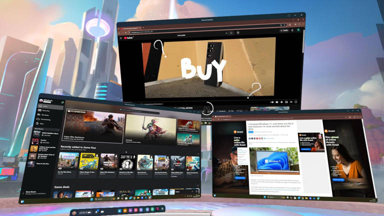 How to connect Meta Quest to Windows 11 PC — get 3 virtual displays easily