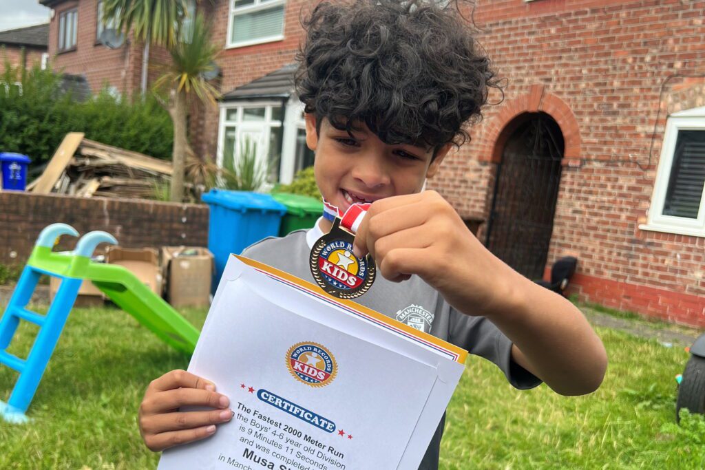 British six-year-old breaks world record for fastest 2km run for his age