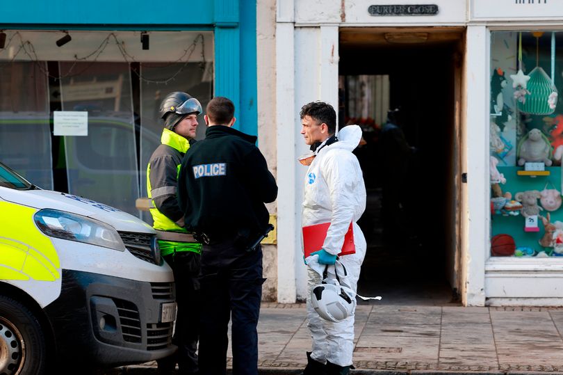 Forensics comb Dunbar fire scene after man dies in flat blaze