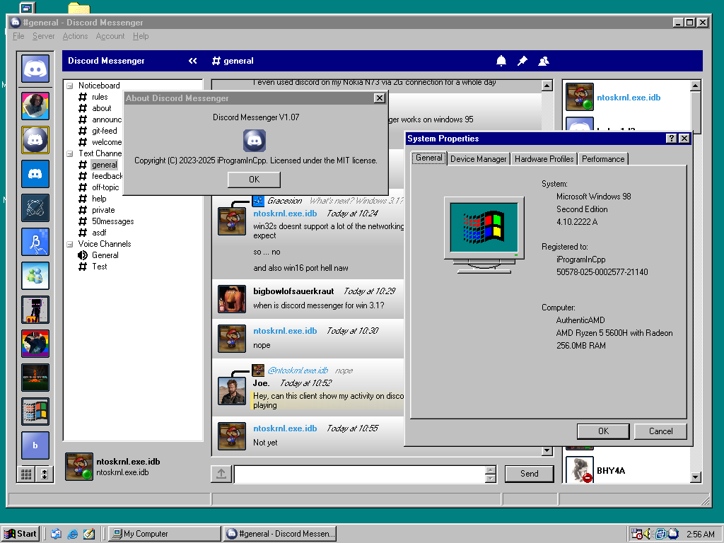 Exploit : il fait tourner Discord sur Windows 98, et ça roule (presque ...