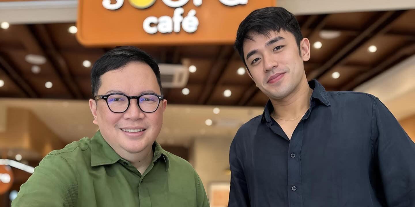 David Licauco’s new restaurant branch gets visit from Direk Mark Reyes