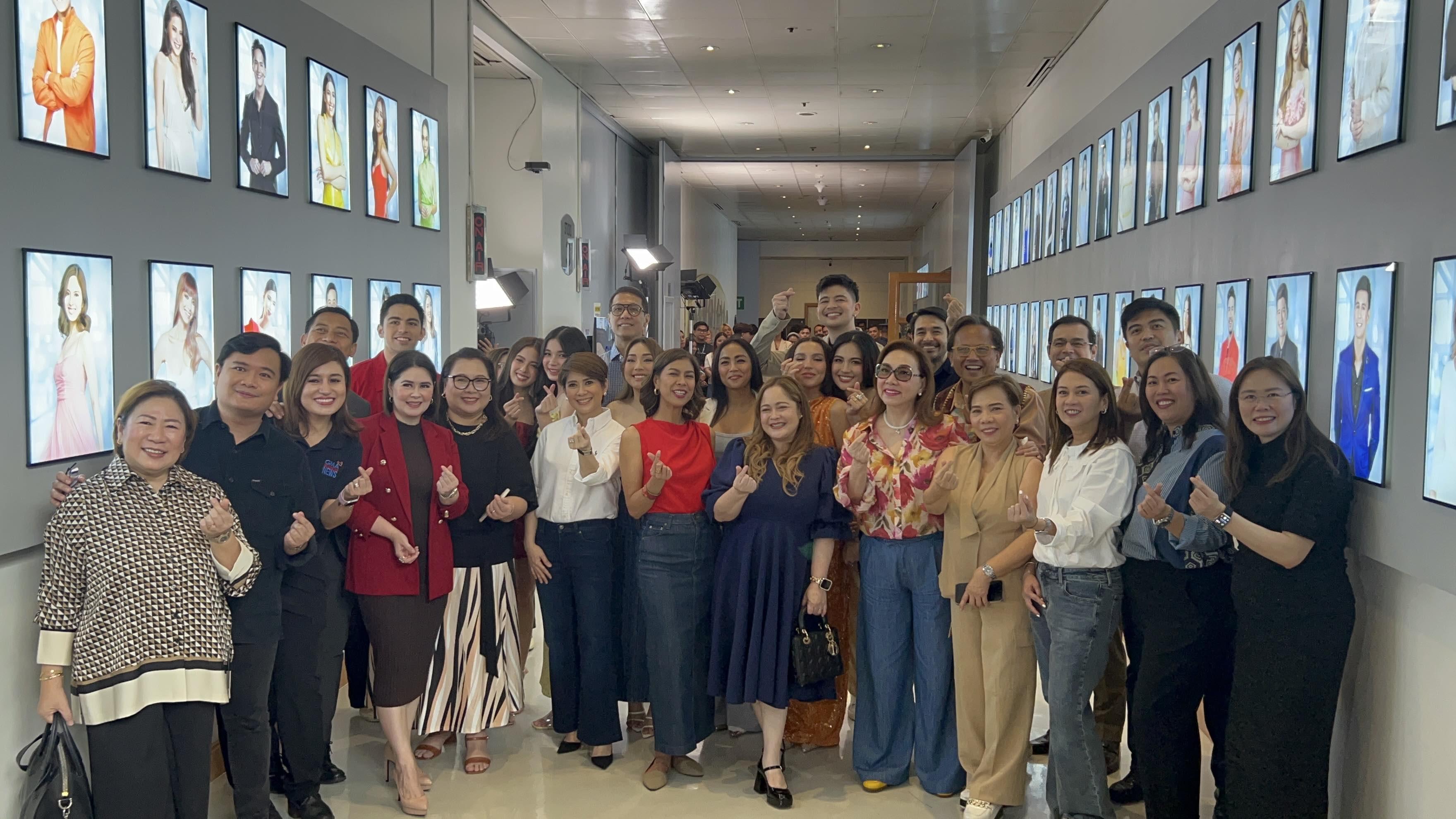 GMA artists, executives grace ribbon-cutting and blessing of new Kapuso ...