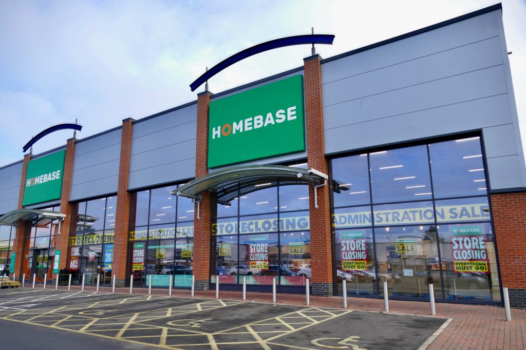 Map shows all 33 Homebase stores closing this month