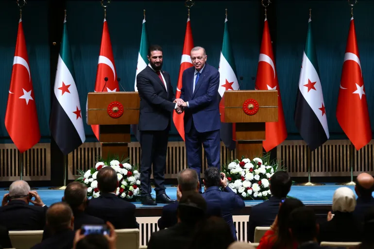 Erdogan and Syria’s New Leader Strengthen Ties in Key Security Meeting