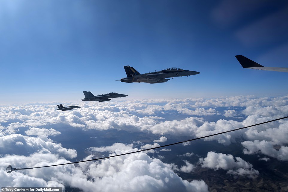 US allies prepare for war with fighter jet dogfights in the skies