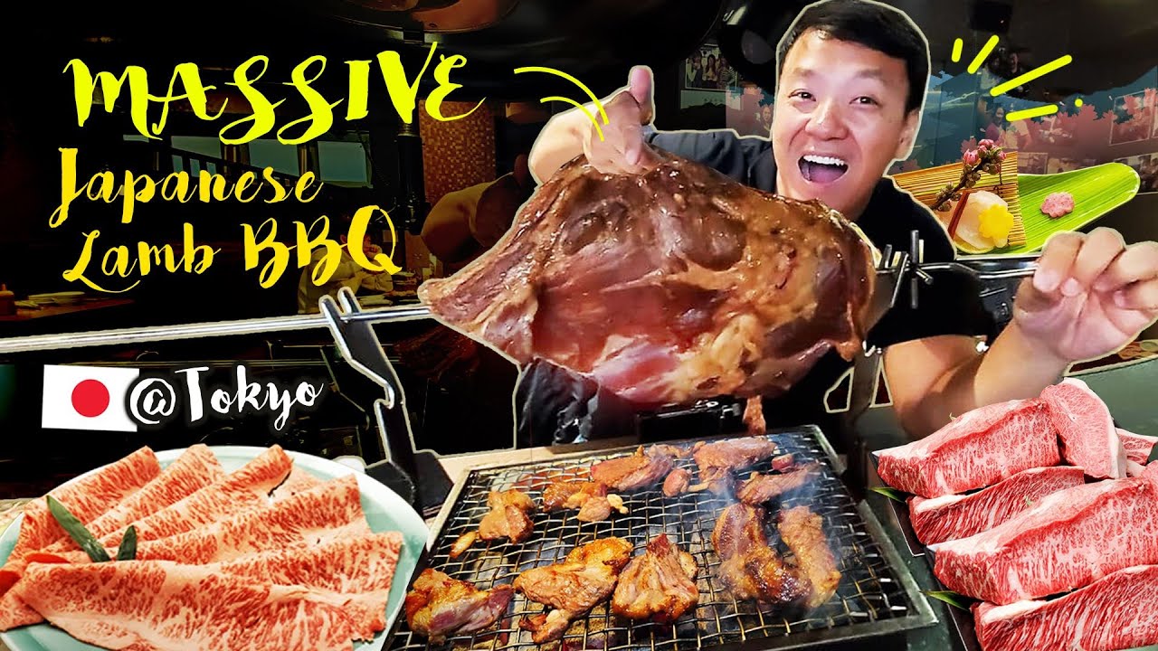 ULTIMATE SPICY MUTTON BBQ & A5 Wagyu Beef Sukiyaki HOTPOT in Tokyo Japan