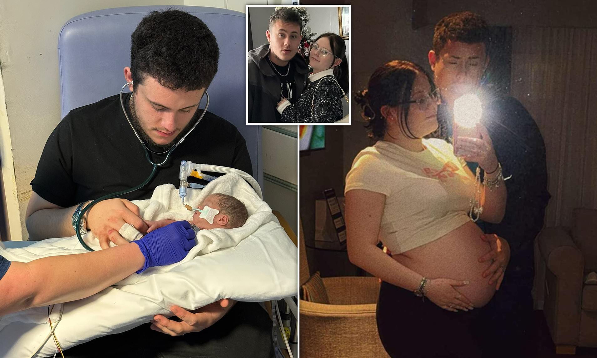 Dad whose girlfriend and baby died within hours tells of his anguish