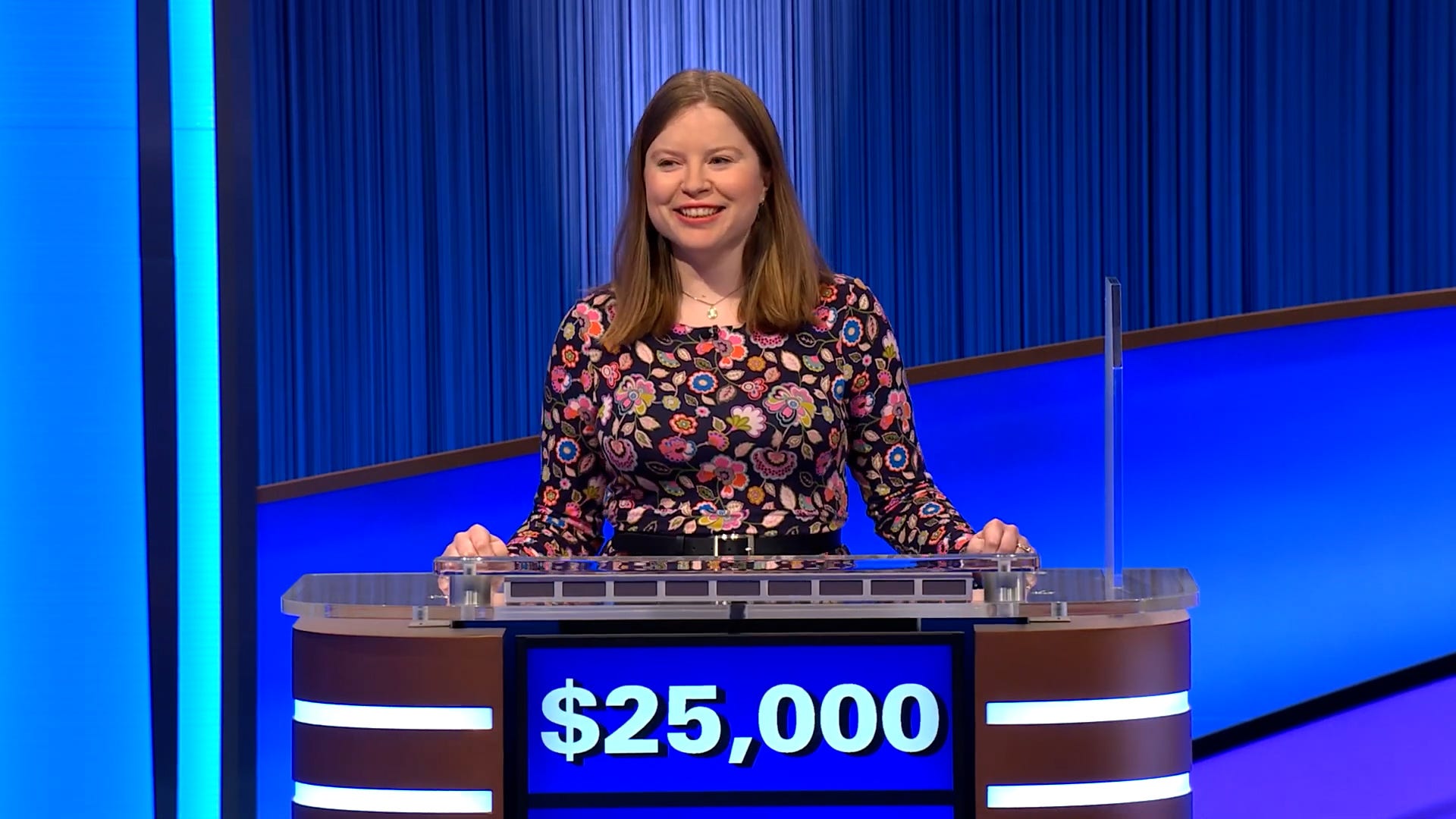 Who's on 'Jeopardy!' today, Feb. 12? Can Purdue's Adriana Harmeyer win Tournament of Champions?