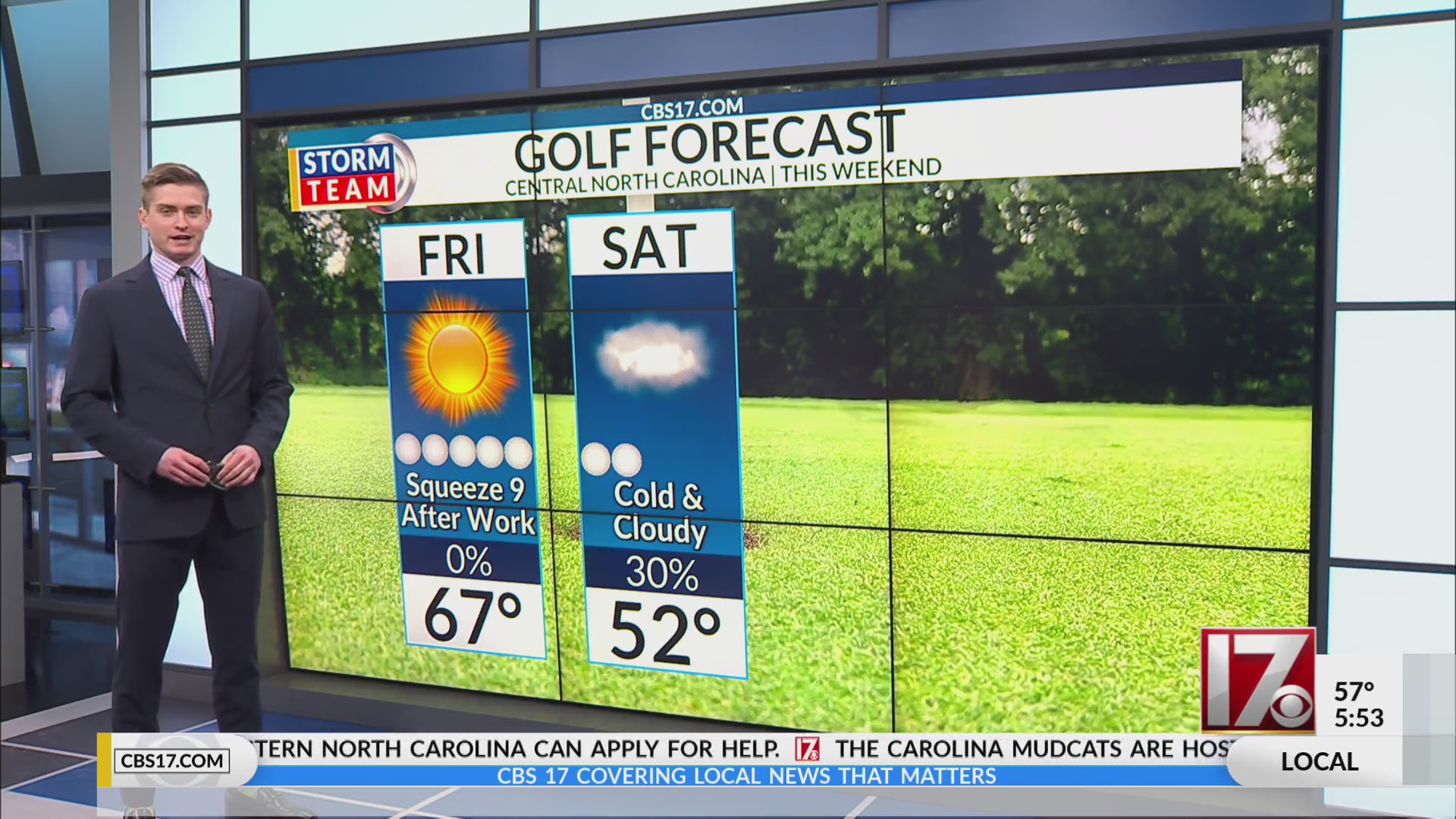 Golf Forecast Friday