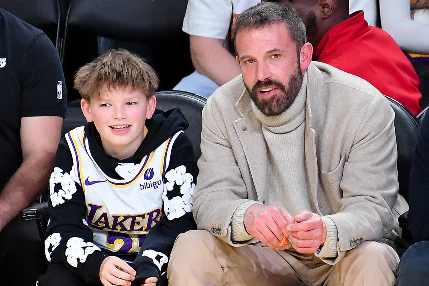 Ben Affleck Has Priceless Reaction When Son Samuel, 13, Eyes a Pair of ...