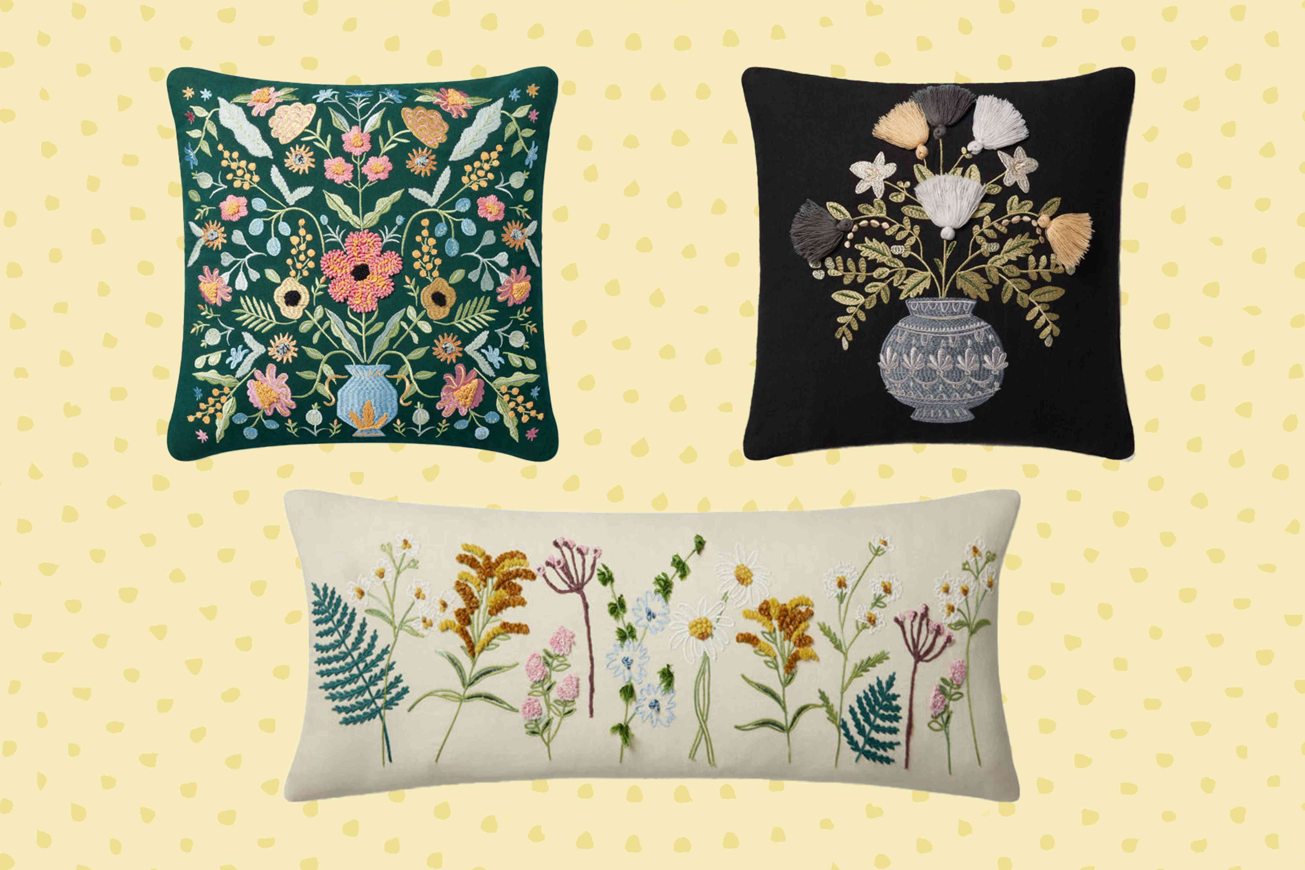 Floral Throw Pillows And Area Rugs From Rifle Paper Co.’s Wayfair ...