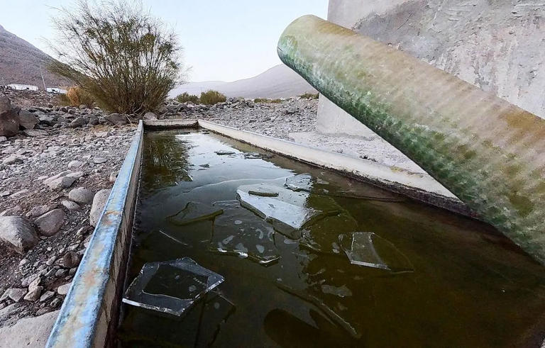 Winter in Saudi Arabia: Water freezes as polar wave grips Tabuk