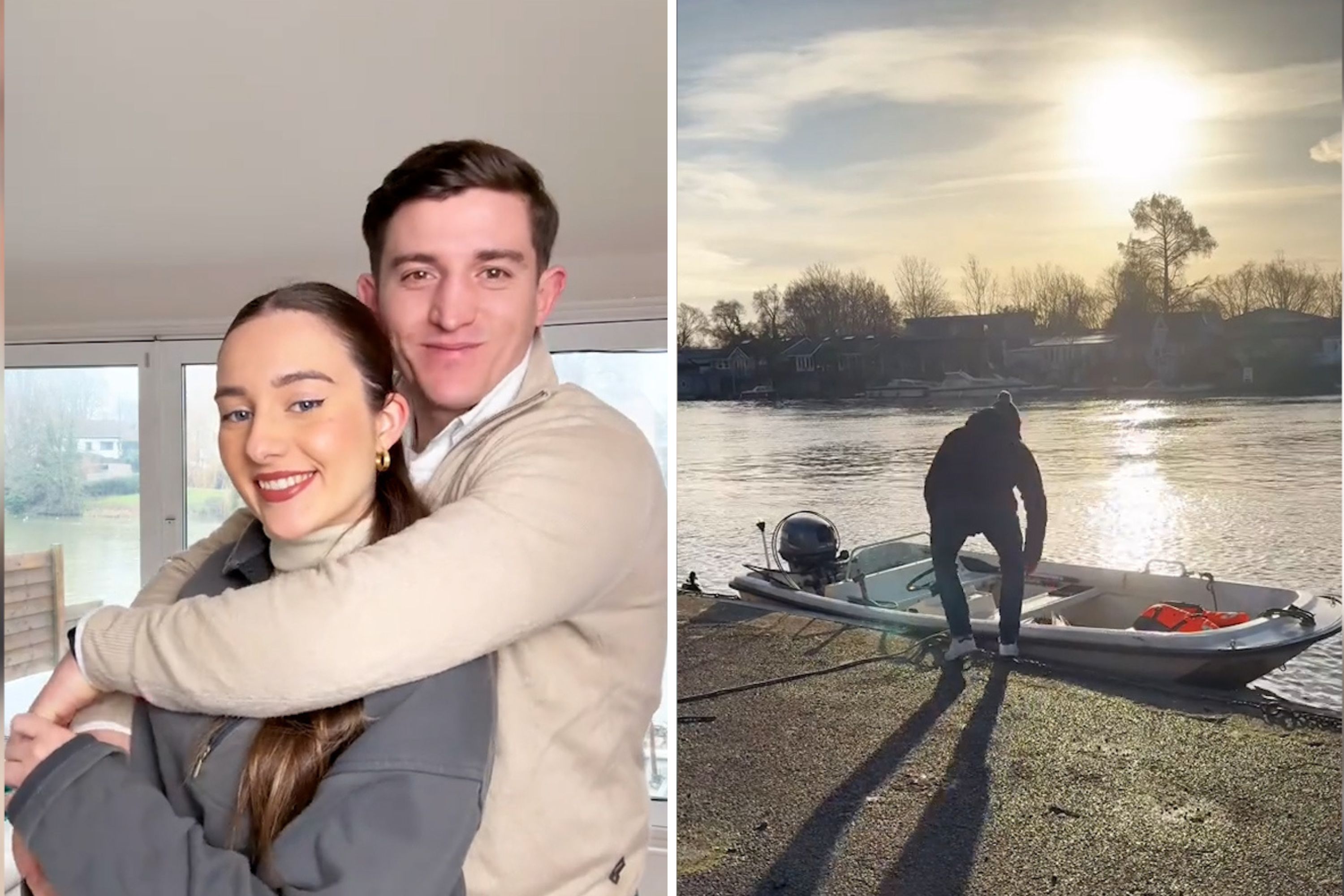 Gen Z Couple 'Fed Up' With Sky-High Rent Prices Move to Island in London
