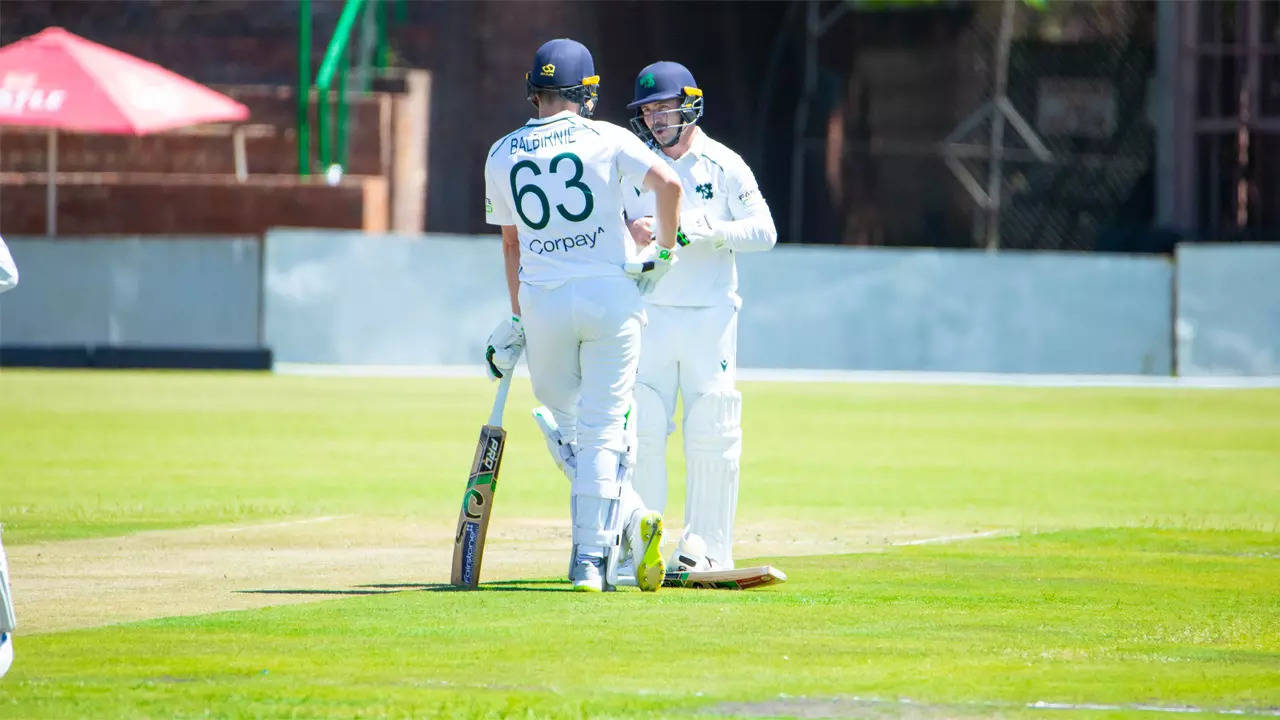 Only Test: Ireland 76 runs ahead after Zimbabwe's heroic last-wicket stand