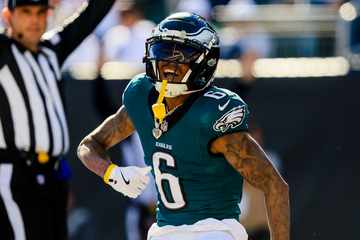 Philadelphia Eagles’ DeVonta Smith calls himself the GOAT WR