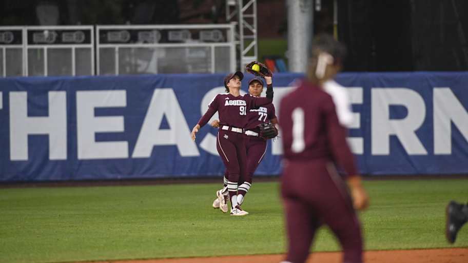 WATCH: No. 7 Texas A&M Aggies Softball Might Have Already Made The Play ...