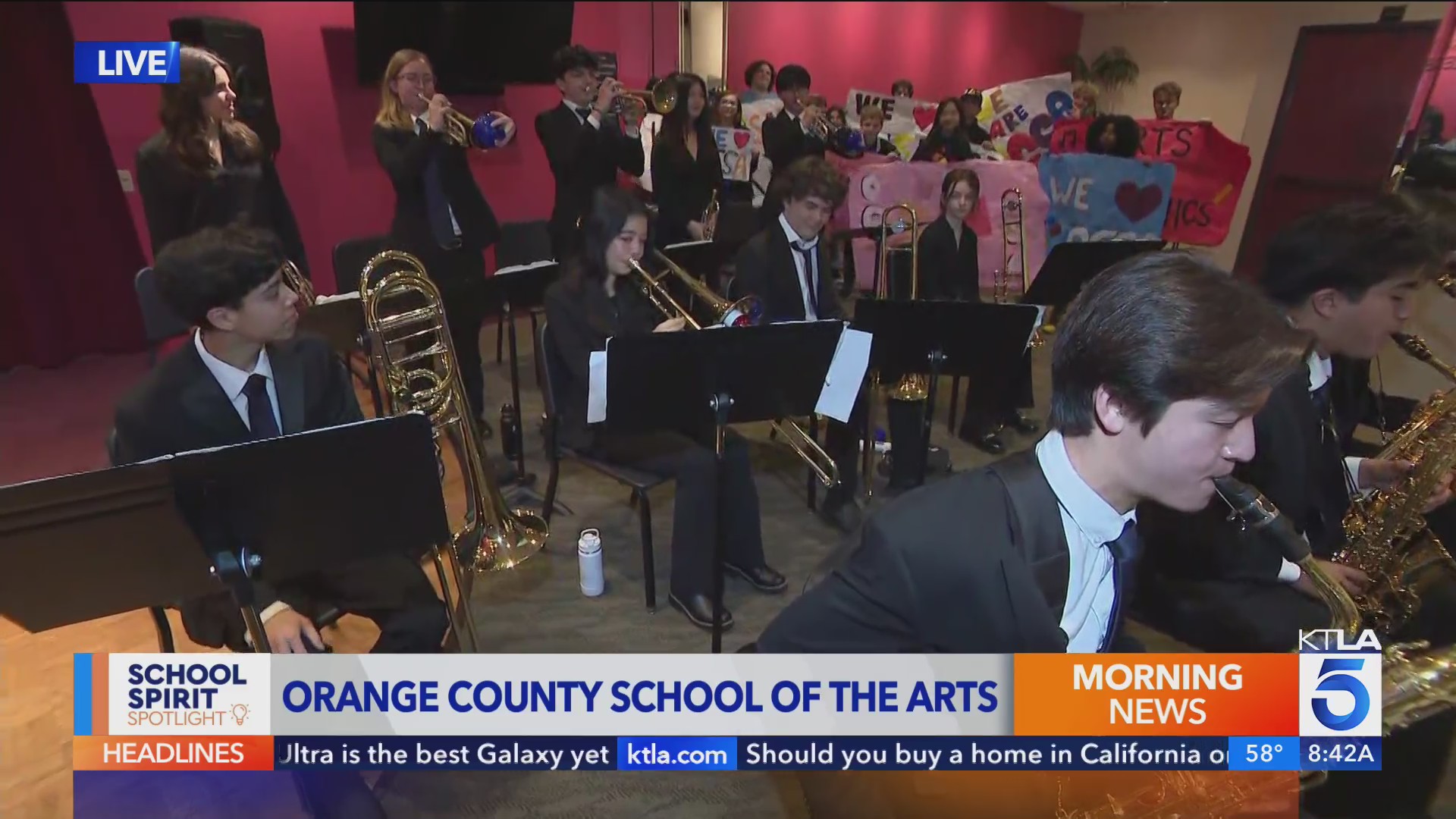School Spirit Spotlight: Orange County School of the Arts (8 a.m.)
