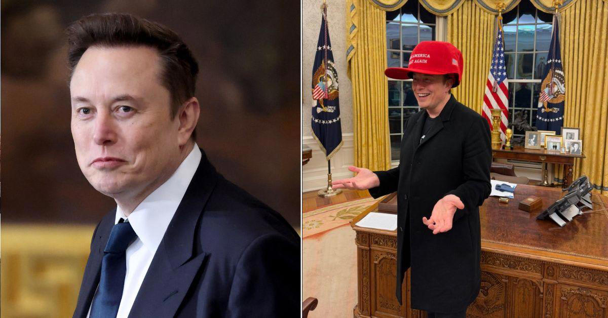 'Embarrassing' Elon Musk Mocked for Wearing an Oversized Red MAGA Hat ... 'Embarrassing' Elon Musk Mocked for Wearing an Oversized Red MAGA Hat ...