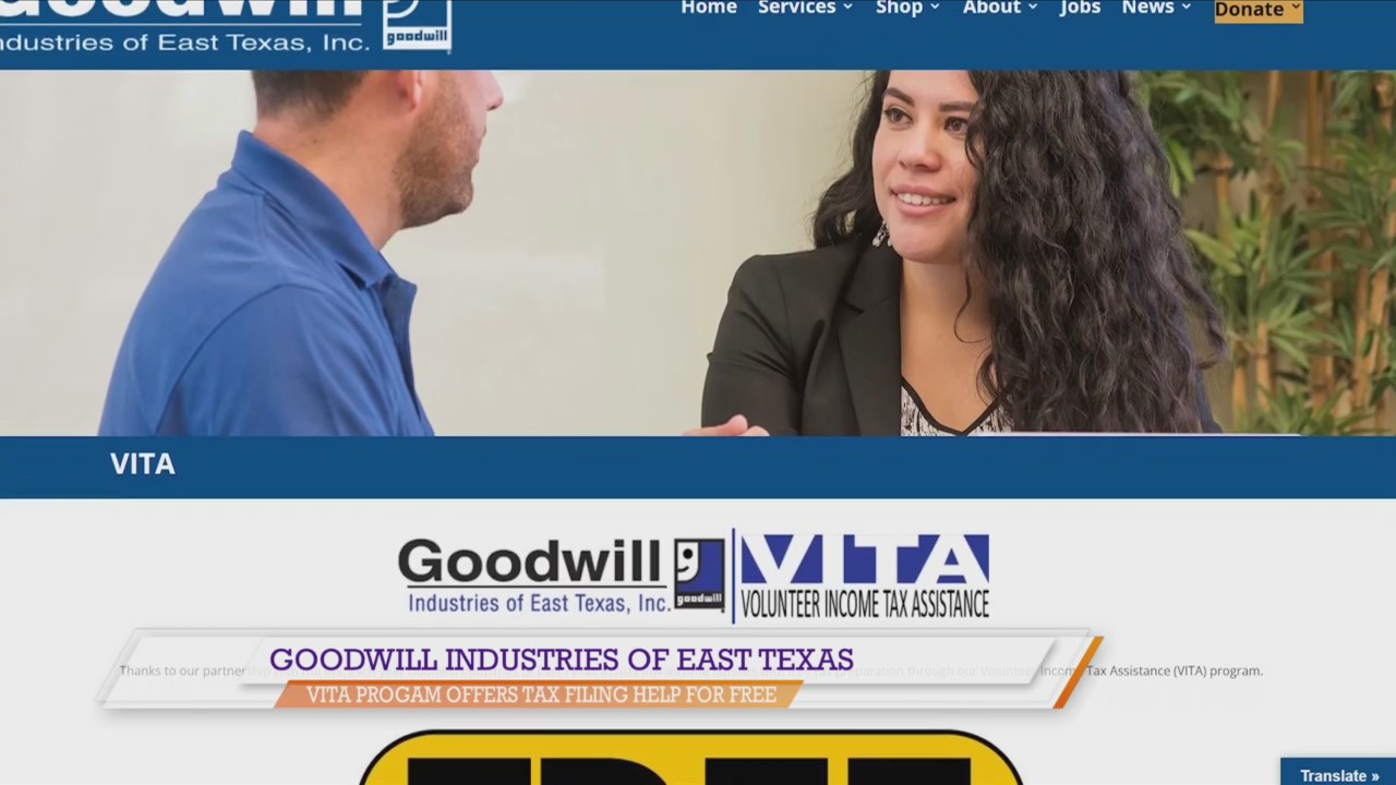Goodwill of East Texas Vita Program offers tax filing help for free