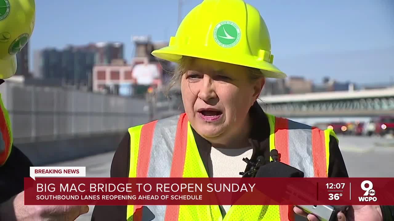 Big Mac Bridge, southbound lanes of I-471 to reopen 100 days after fire ...