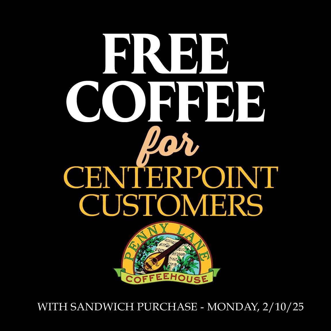 Penny Lane Coffeehouse to provide free coffee with sandwich purchase to ...