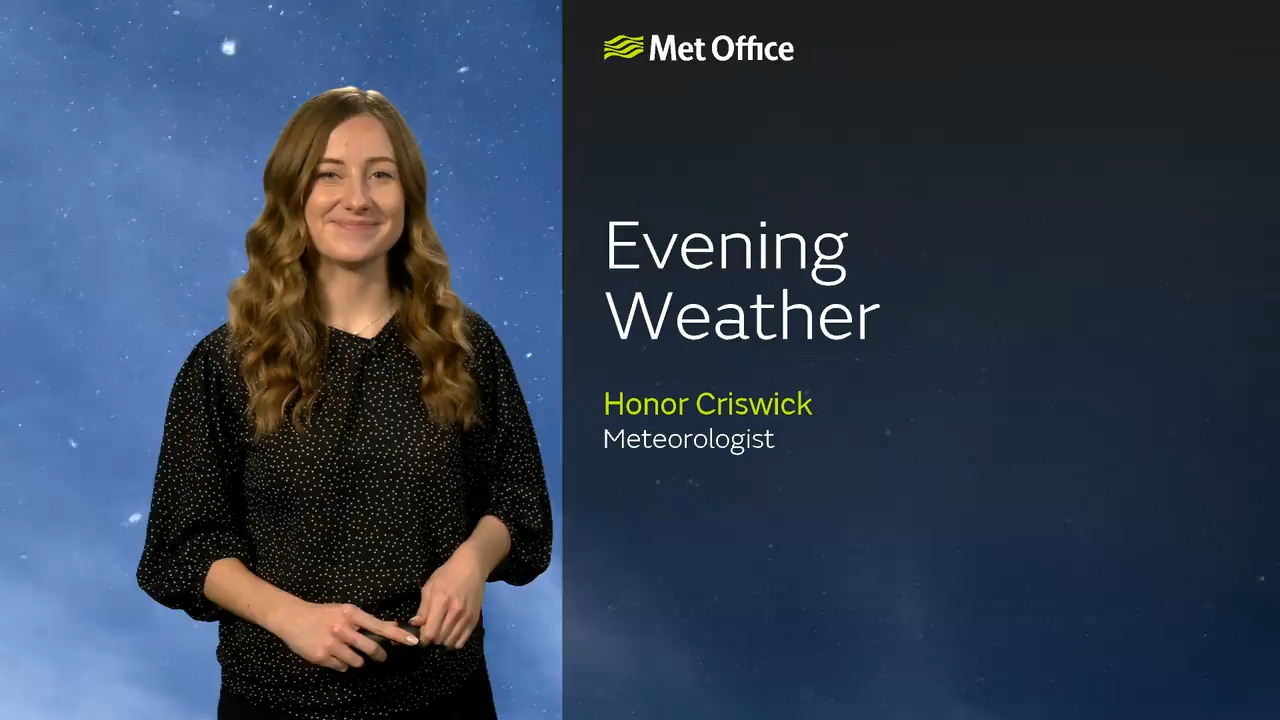 Met Office Friday evening weather forecast 07/02/2025