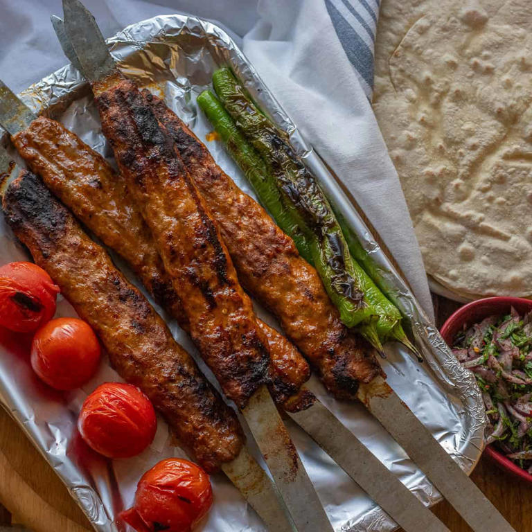 Urfa kebab - Turkish ground lamb kebab