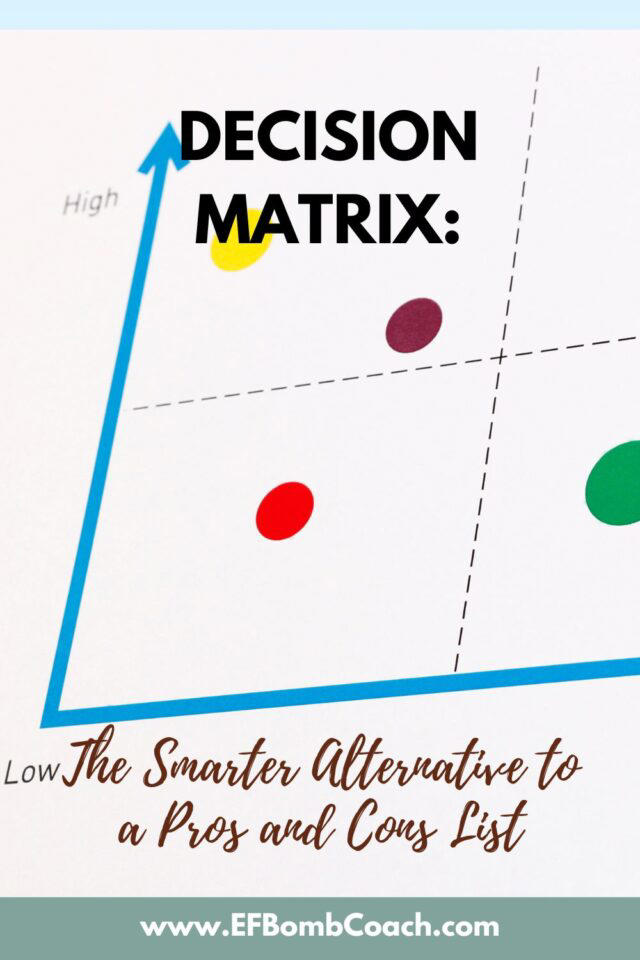 Decision Matrix: The Smarter Alternative to a Pros and Cons List