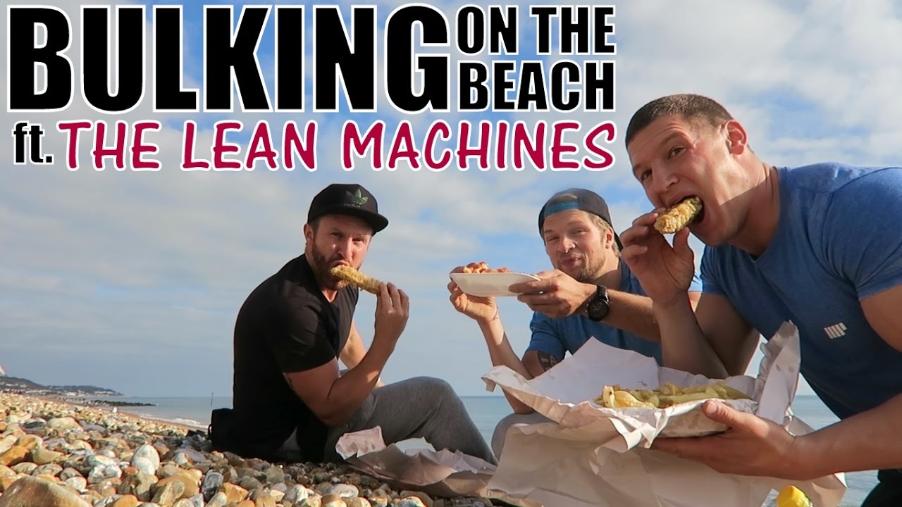 Bulking on The Beach! ft. THE LEAN MACHINES