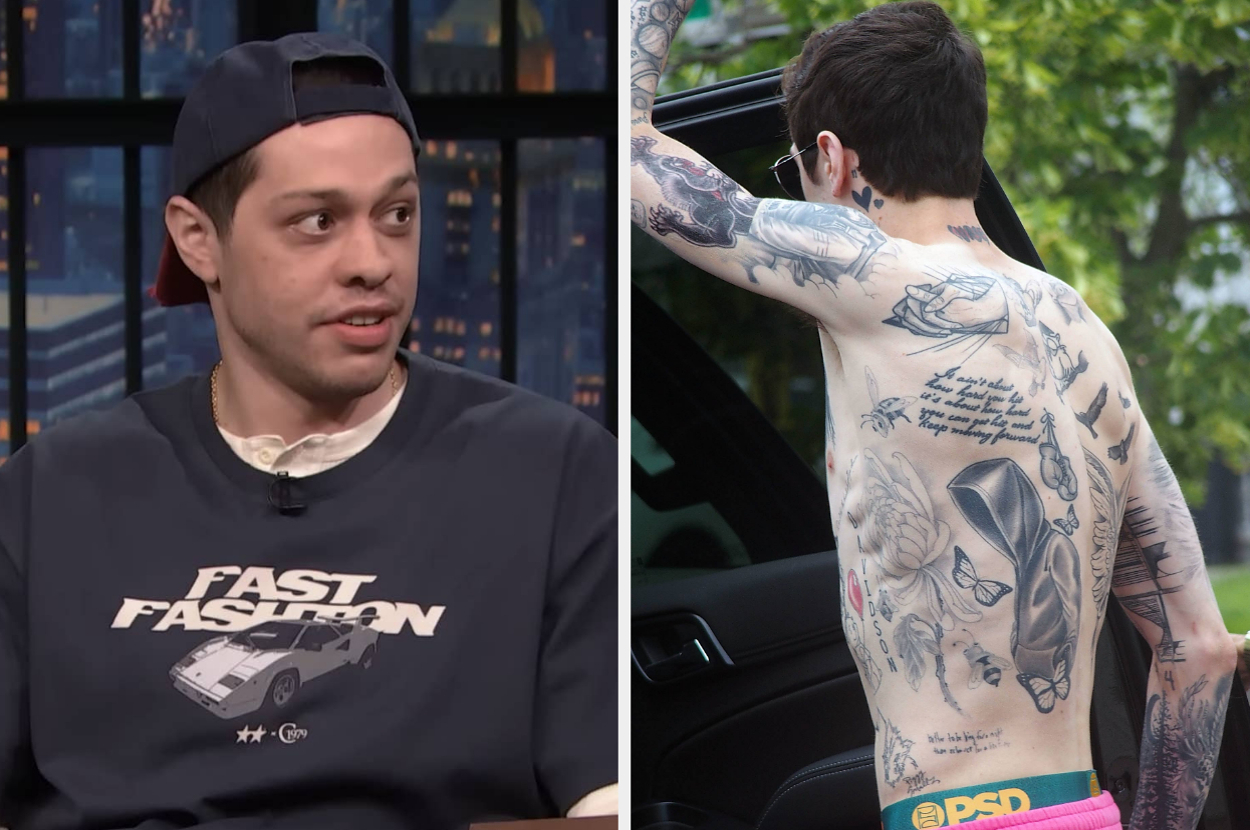 Pete Davidson Detailed The Grueling Process Of Getting His Tattoos ...