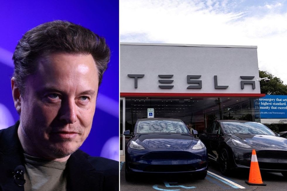 Elon Musk blamed for collapse of Tesla sales across Europe as drivers ...