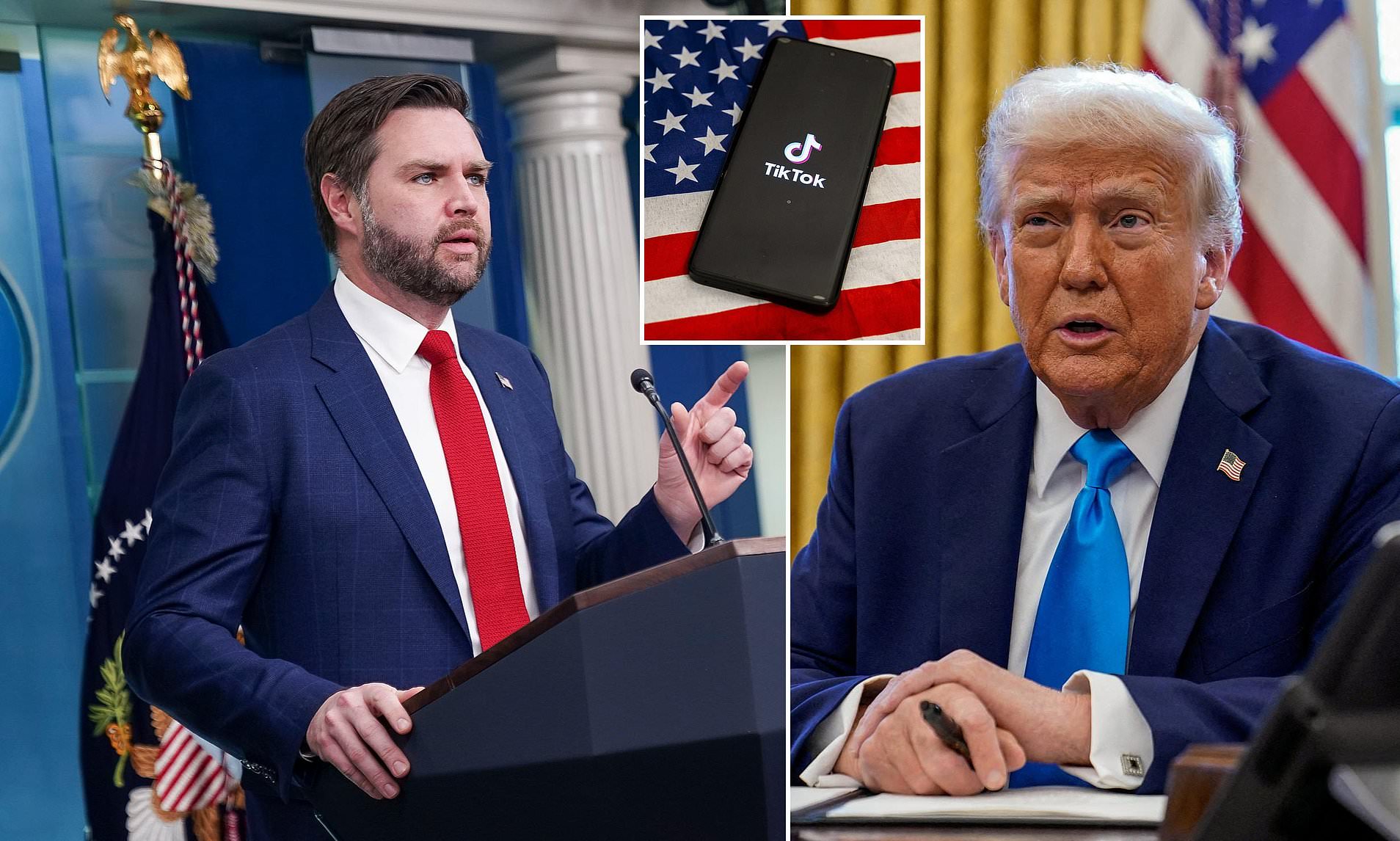 Trump puts JD Vance in charge of 'quarterbacking' TikTok sale