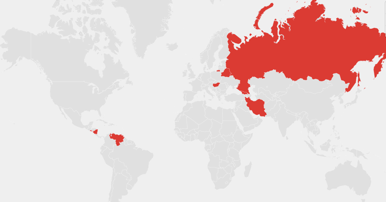 Map Shows Countries Welcoming USAID Shutdown