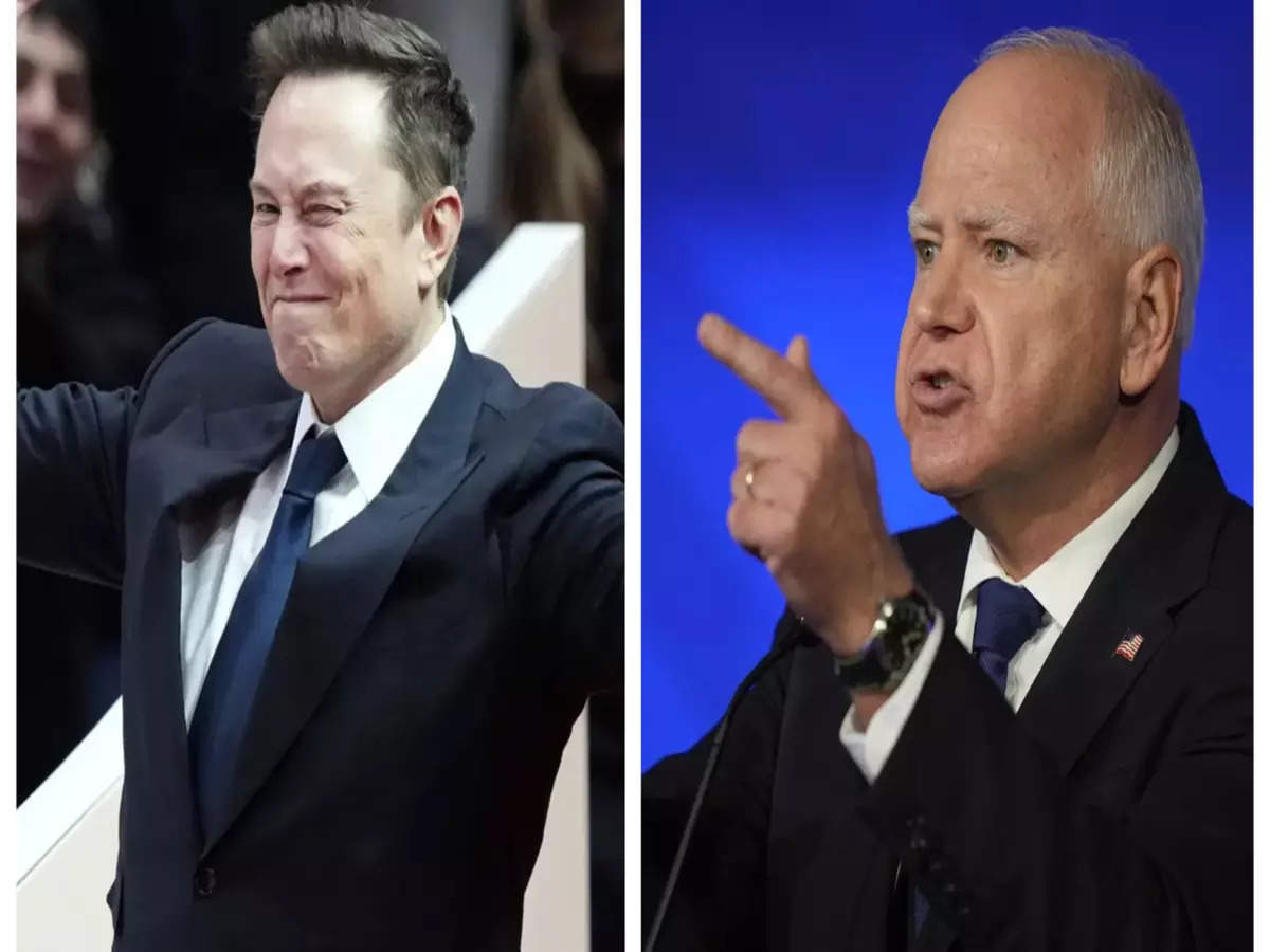 'What's your name again? I forgot': Elon Musk to Tim Walz after latter ...