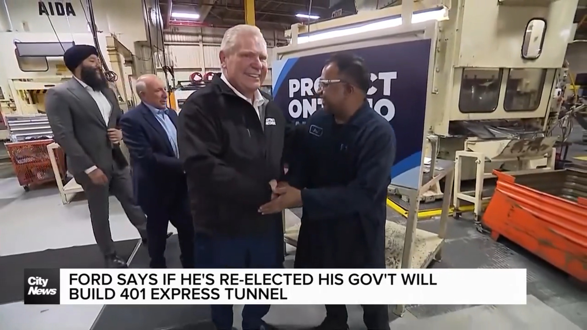 Ford returns to 401 tunnel plan