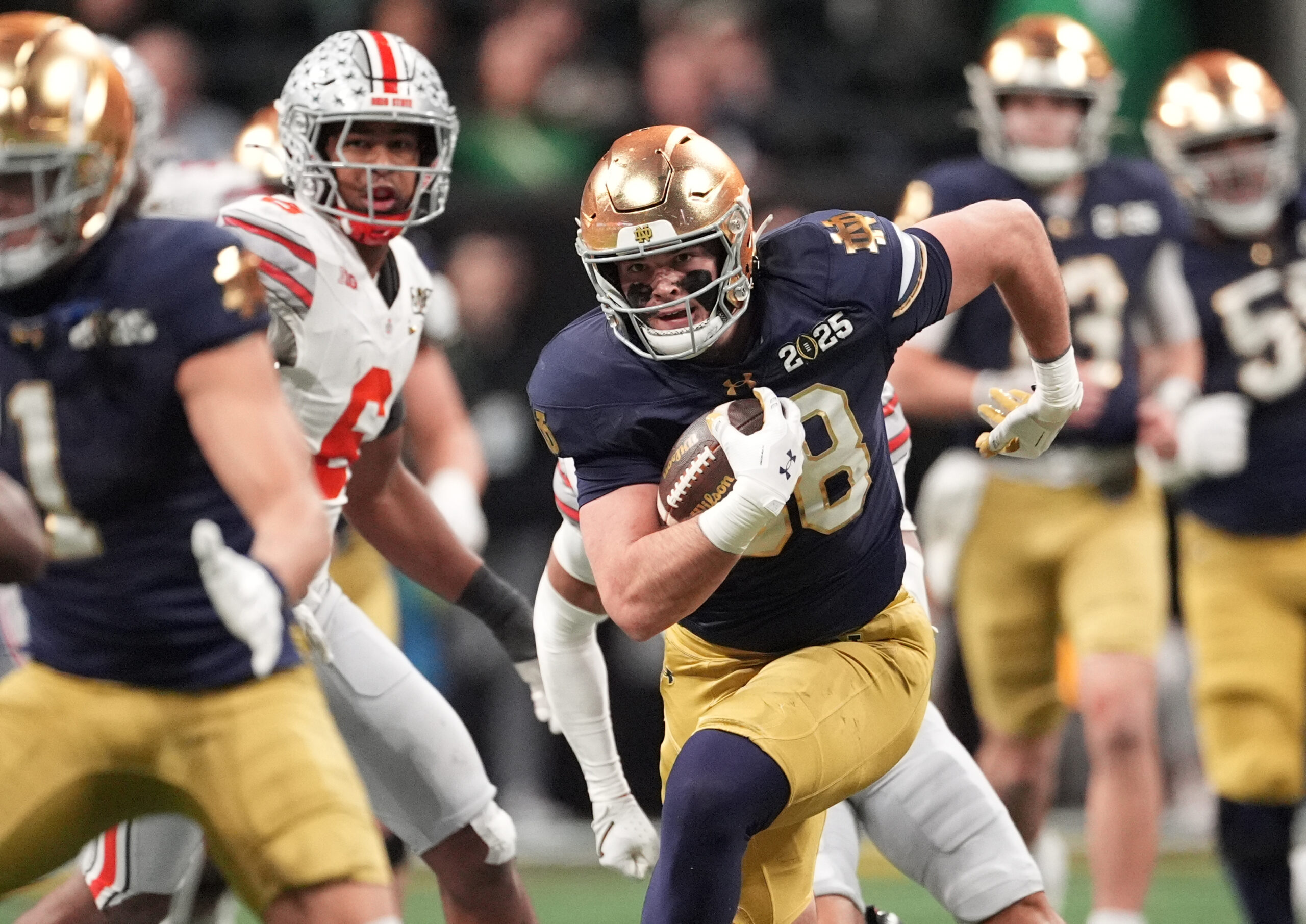 Mitchell Evans 2025 NFL Draft: Scouting Report For Notre Dame Fighting ...