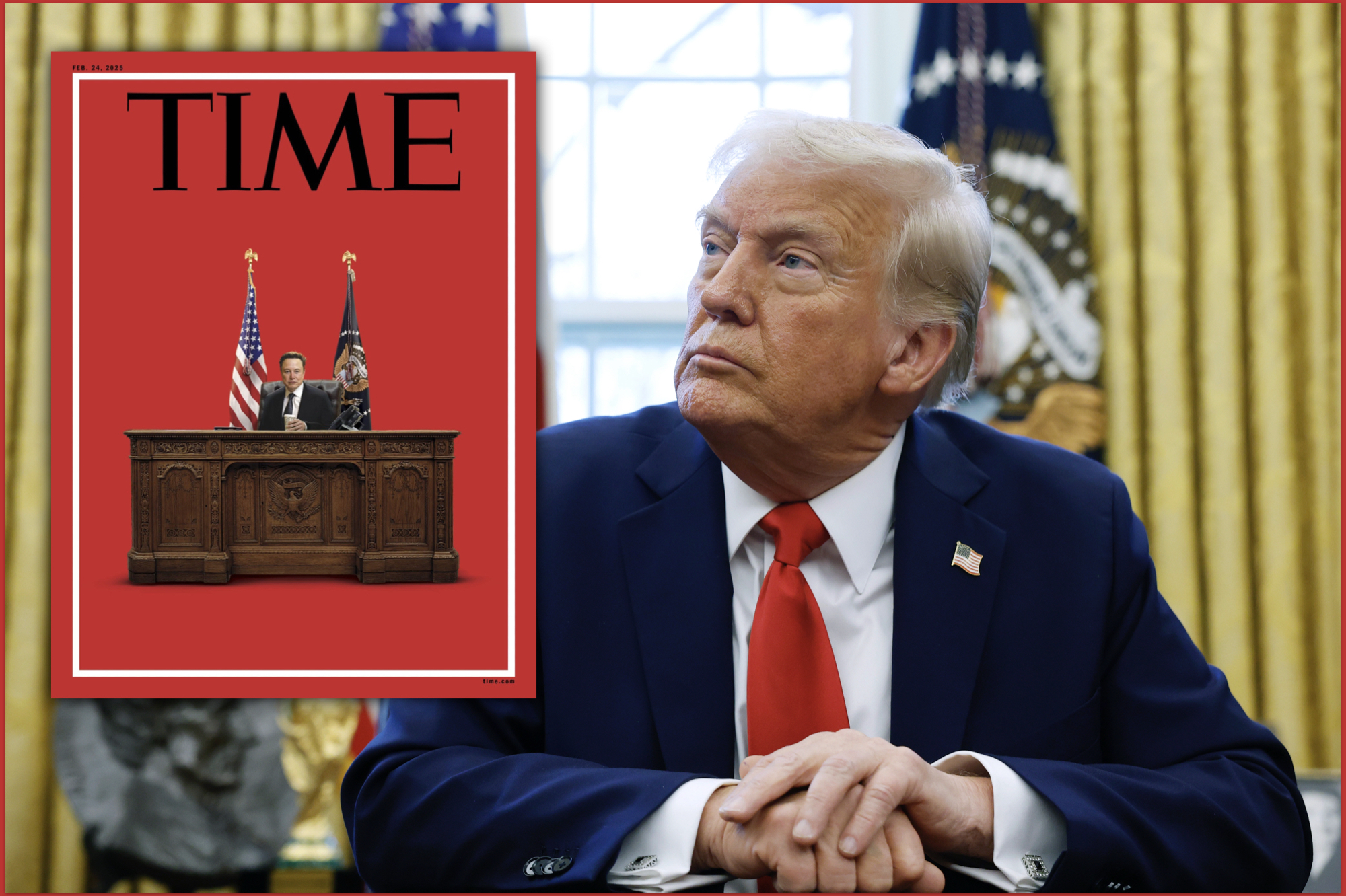 Time Magazine Mocks Trump by Putting Photo of 'President Elon Musk' on ...