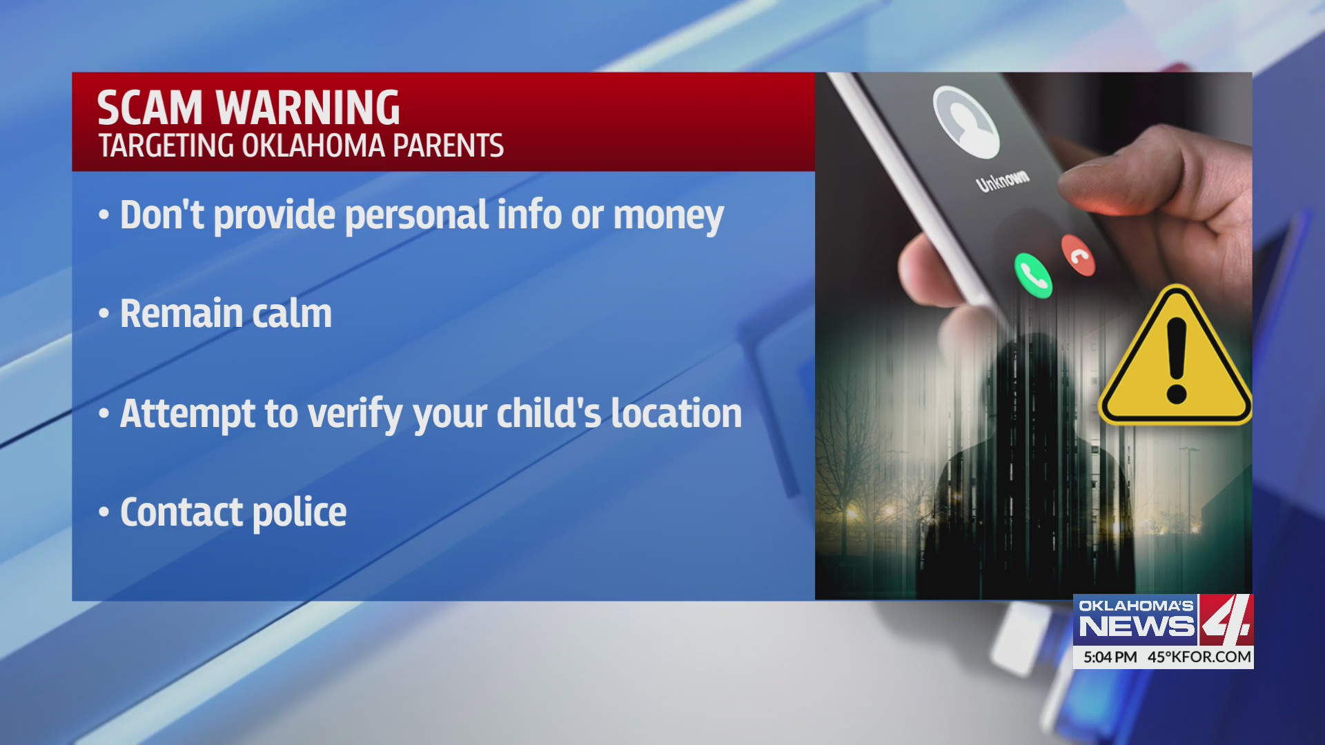Mustang schools warn of terrifying scam call