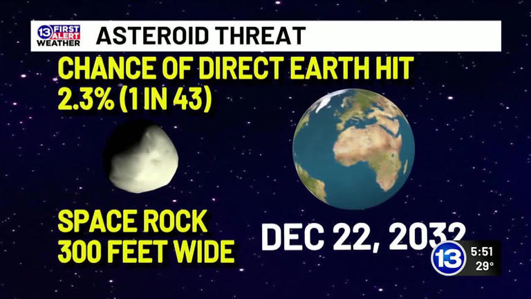 NASA eyeing close call with asteroid in 2032
