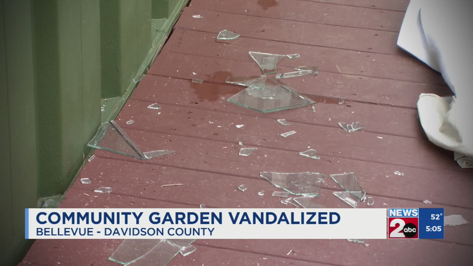 Community garden vandalized in Bellevue