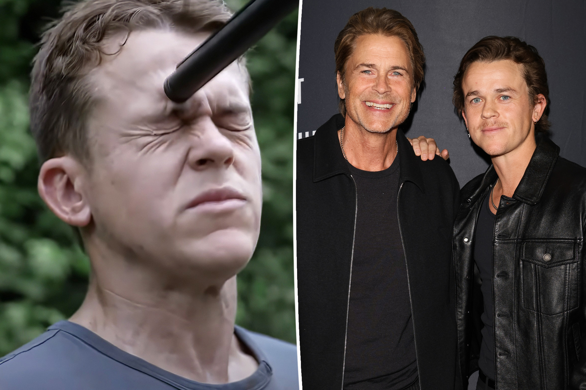 Rob Lowe’s son John had a gun pulled on him while filming ‘Grace Point ...