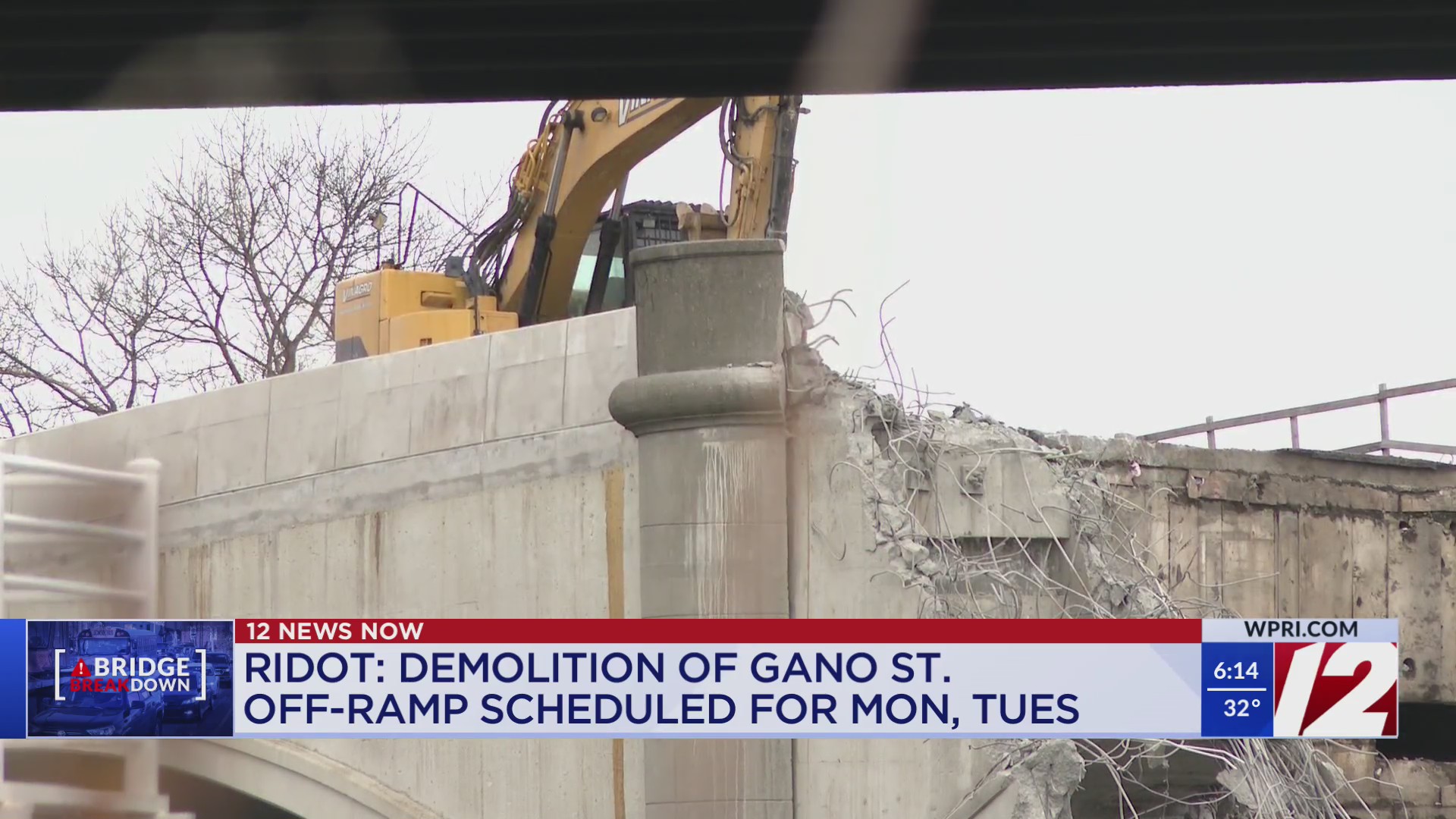 RIDOT planning ‘controlled demolition’ of Washington Bridge next week