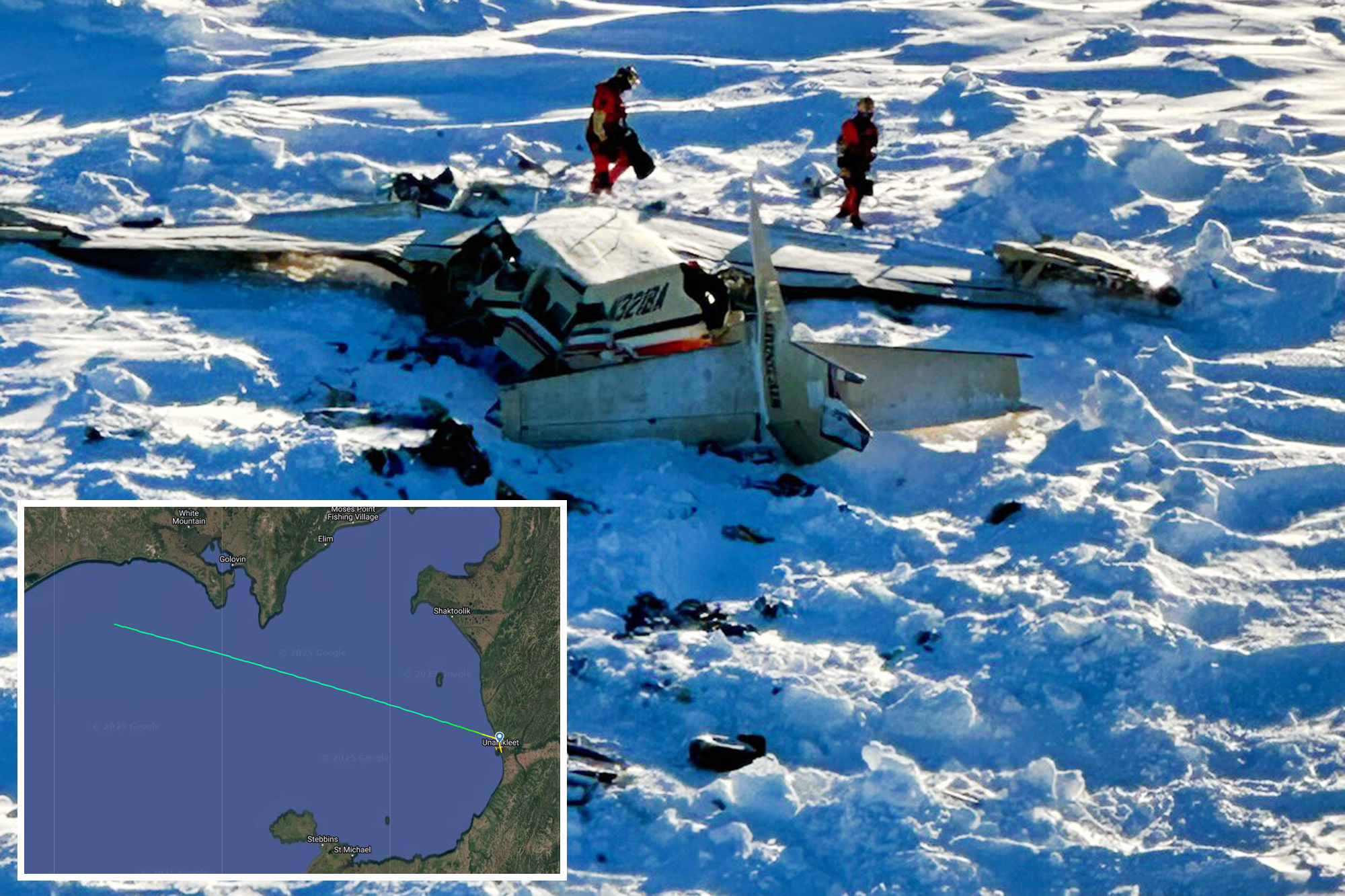 Alaska plane that went missing found in sea ice with all 10 on board dead