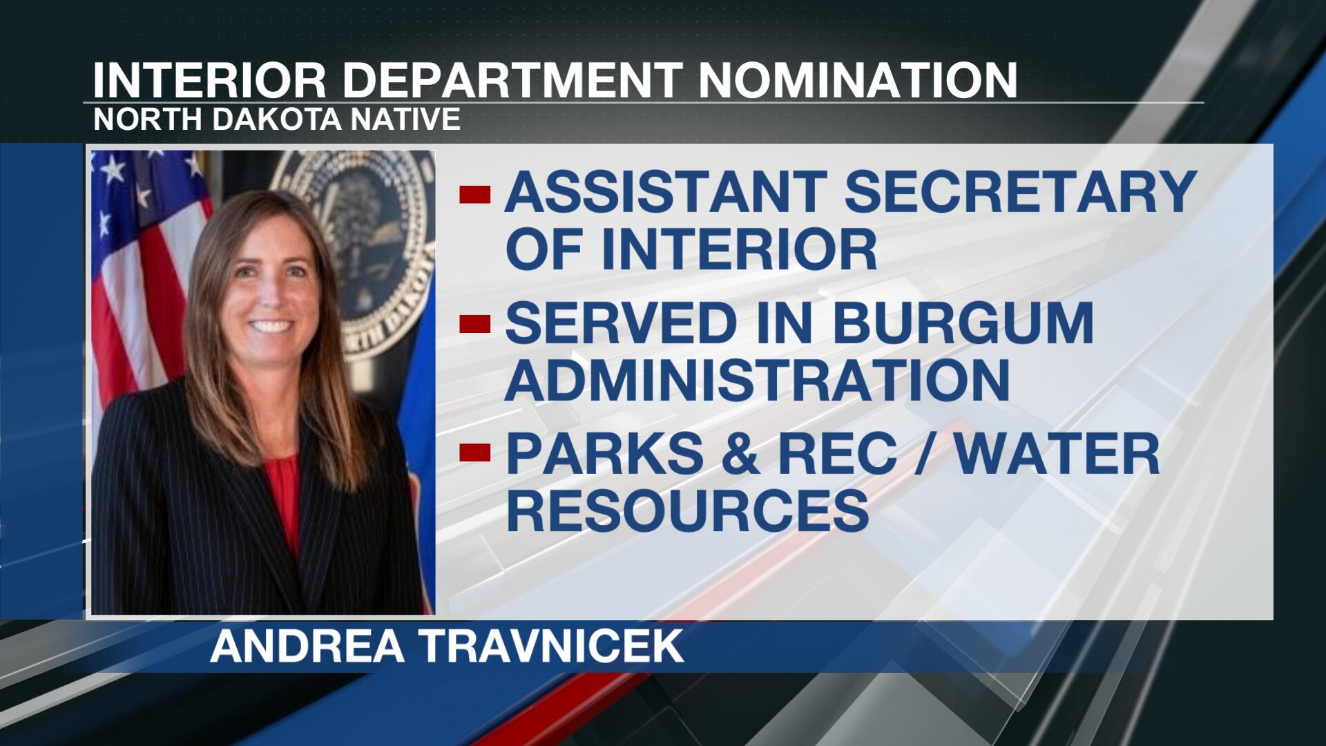 Andrea Travnicek nominated for Assistant Secretary of the Interior