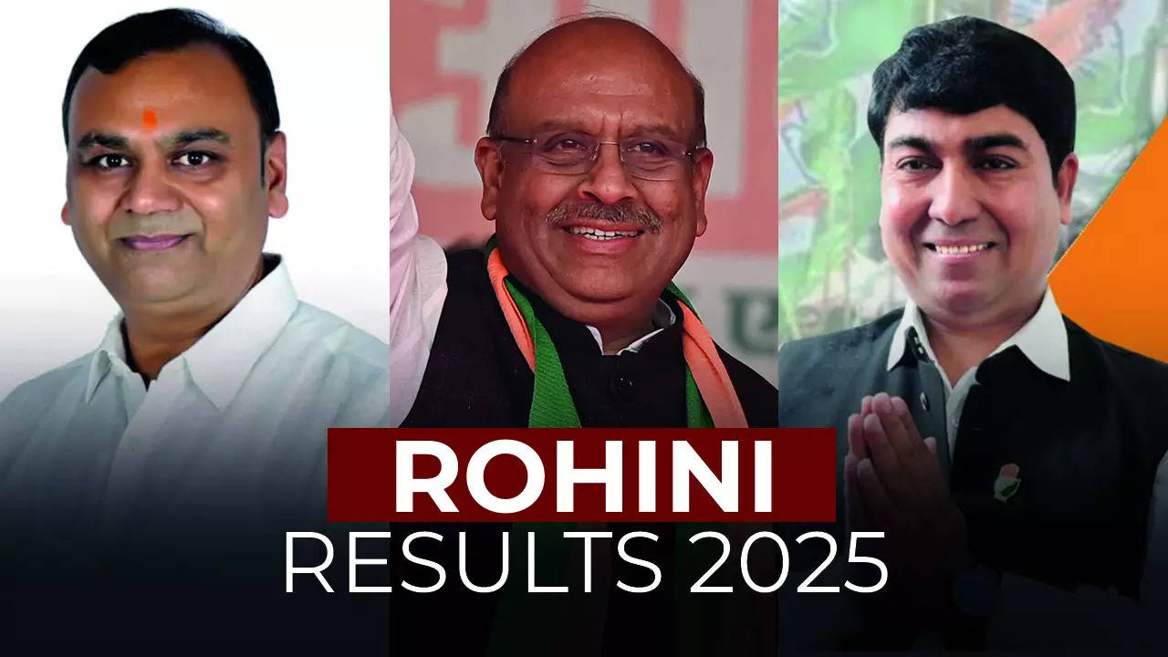 Rohini election results 2025: BJP's Vijender Gupta defeats AAP's ...