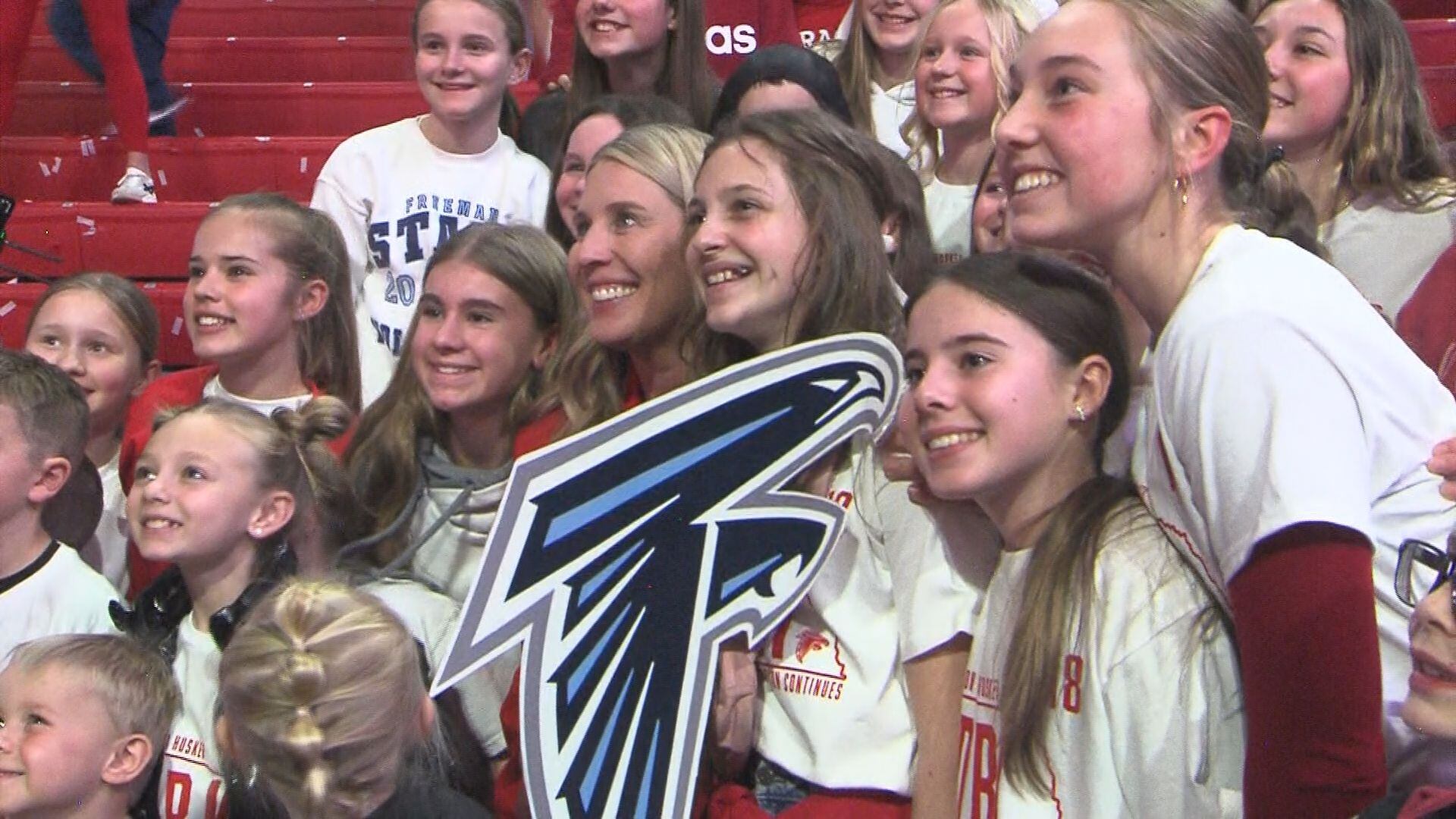 Freeman community shows up big for Busboom Kelly’s Husker homecoming