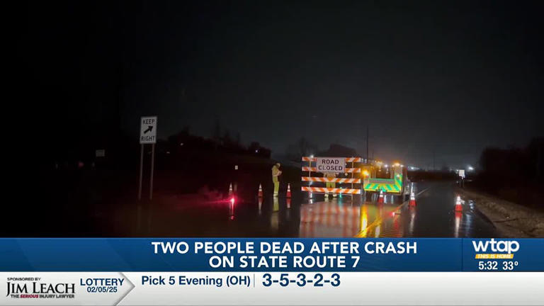 Two dead after a fatal car wreck on Route 7 in Ohio
