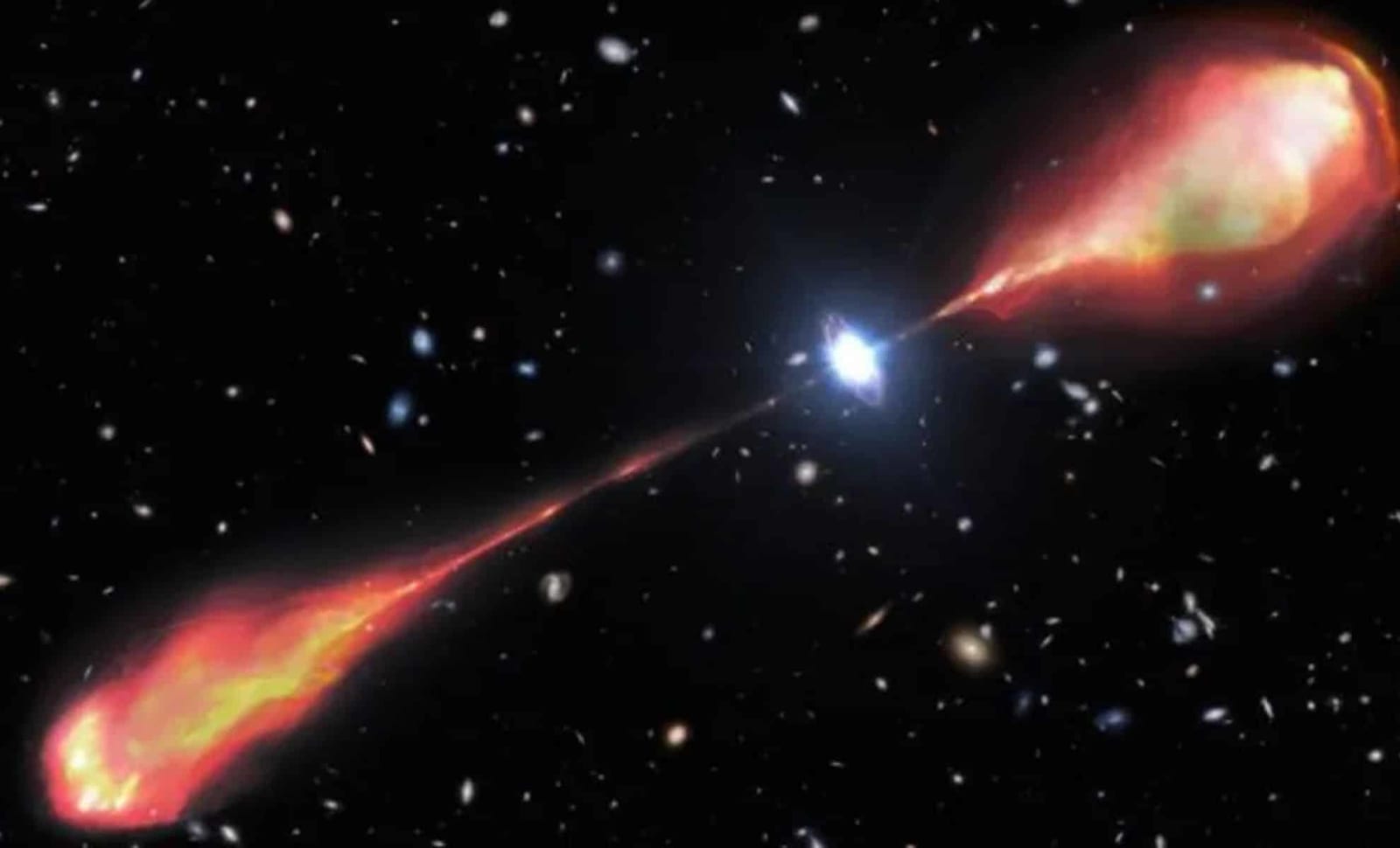 Astronomers Discover the Most Colossal Black Hole Jet Ever Observed in ...