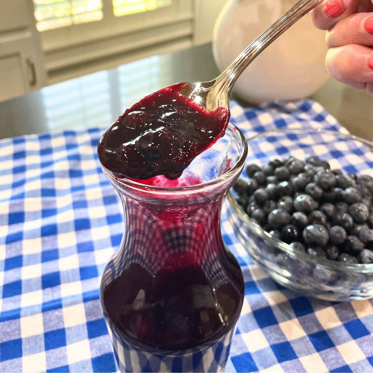 Sugar-Free Fresh Blueberry Topping